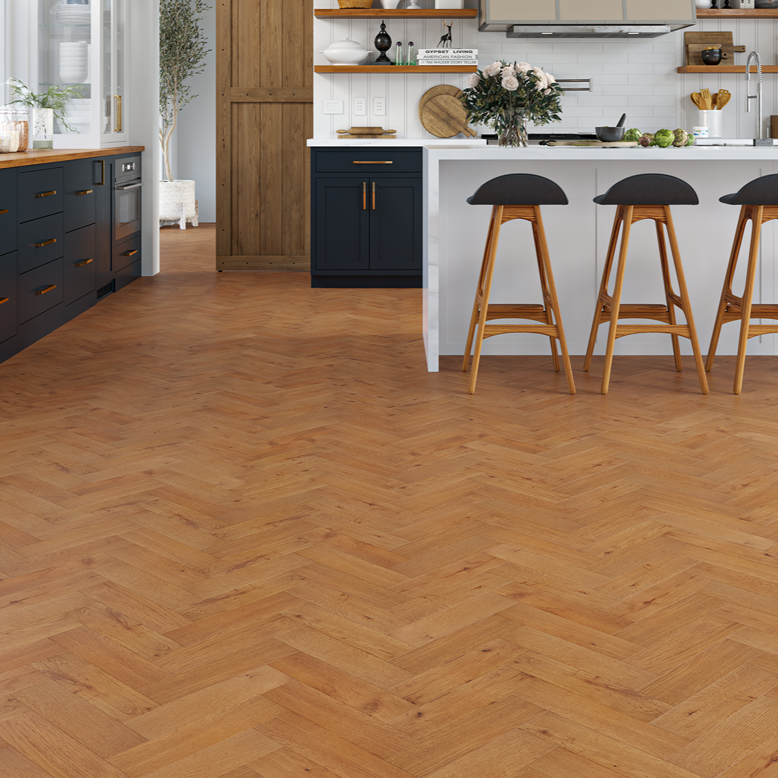 Timber Vale Herringbone Alpine Maple Engineered Wood 10/3mm
