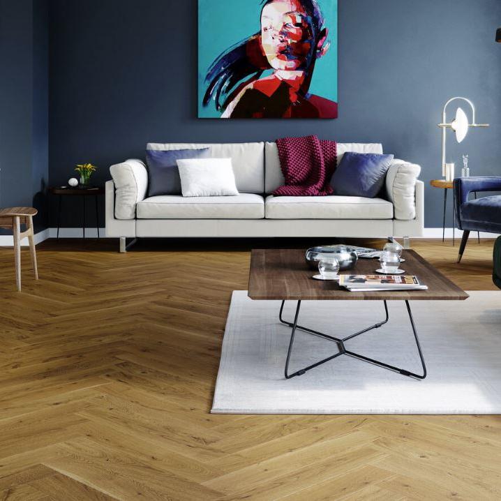 Skye Natural Pattern Engineered Wood Varnished Wood